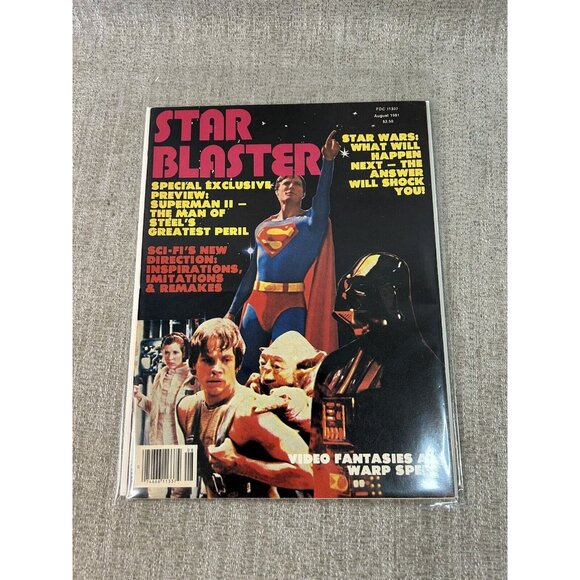 Toys | Star Blaster Magazine 1 1981 Et Superman Ii Star Wars Space ...